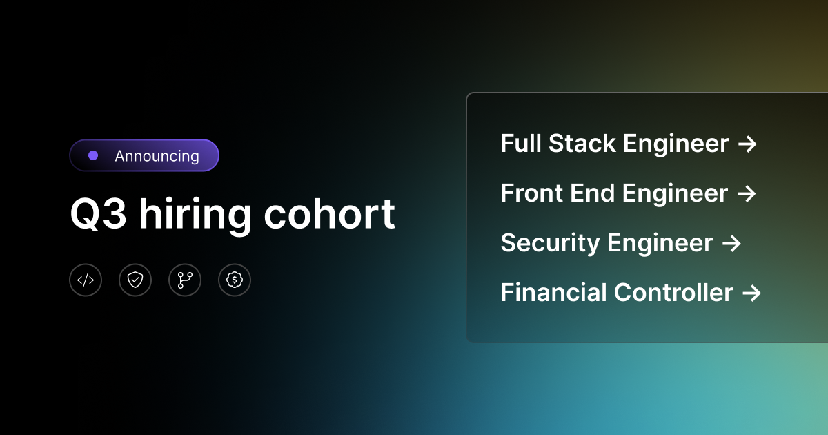 Our Q3 hiring cohort | Brale